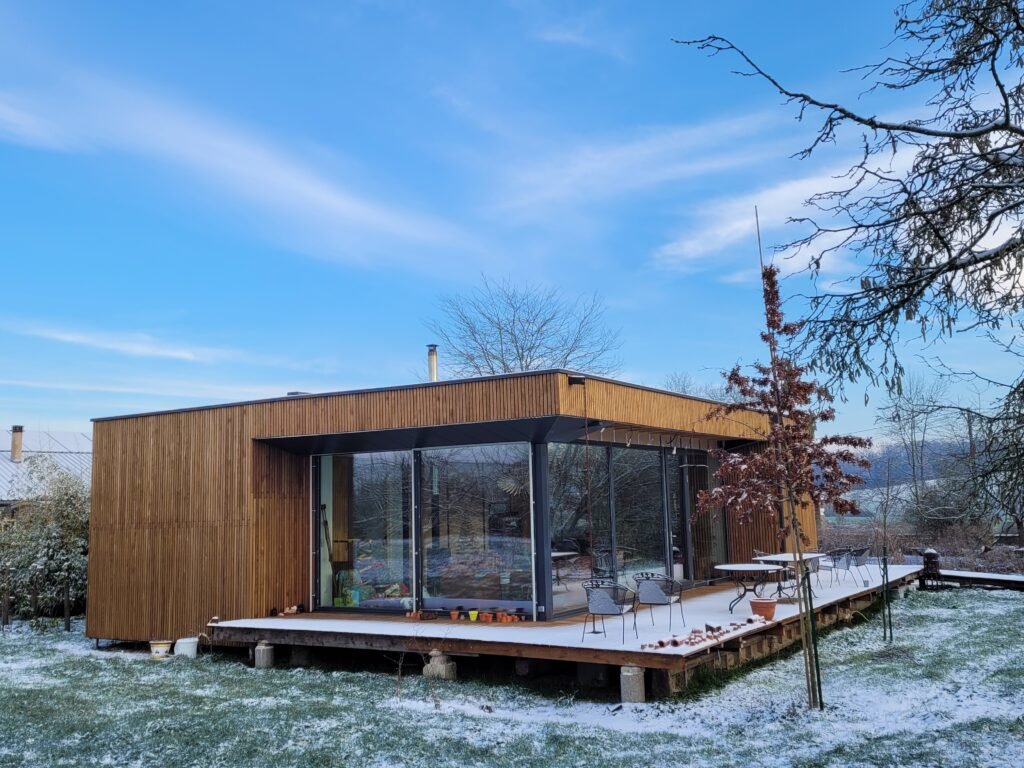 Extension d'un cabanon pour la création d'une maison individuelle à ...